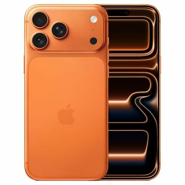 Apple Смартфон iPhone 17 Pro Max 256 ГБ, Nano-SIM, eSIM, оранжевый