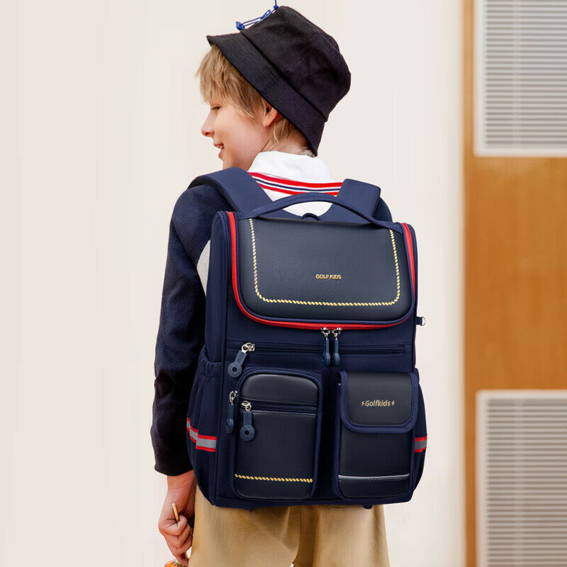 GOLF (GOLF) School Bag for Primary School Boys, Grades 1-3-6, Children's Backpack with Spine Protection, Children's Day Gift, High Appearance Value