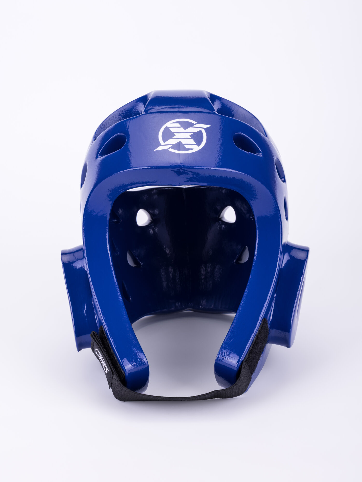 Шлем для тхэквондо FIGHTEXPERT, синий, размер M, пенный пластик