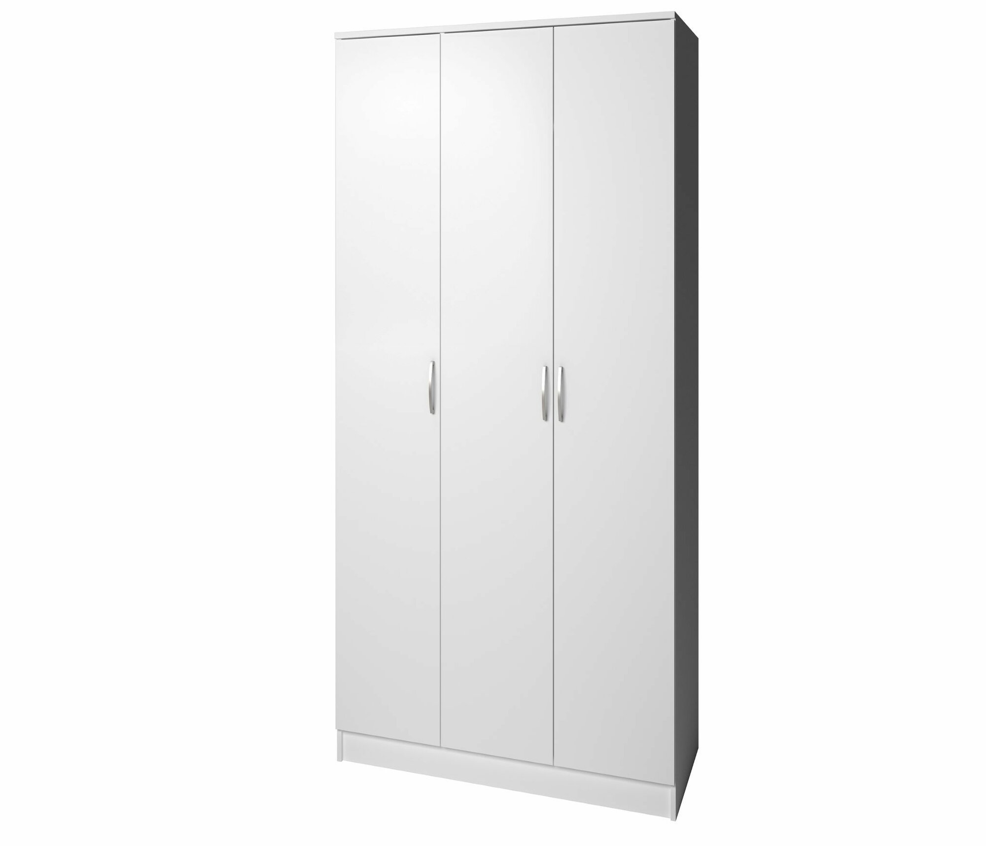 Шкаф распашной, трехстворчатый Фреш ПФР 3-1 белый, 120х50х200