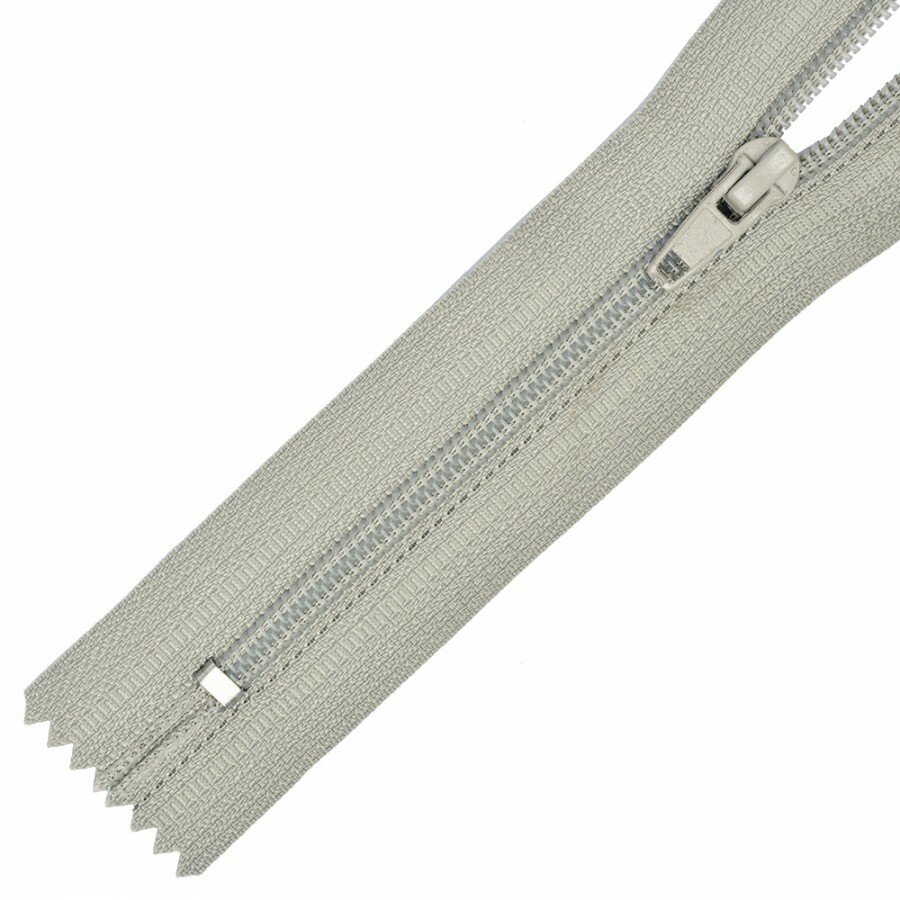Молния MaxZipper брючная N4 замок автомат, 20см н/р цв. F313 серый