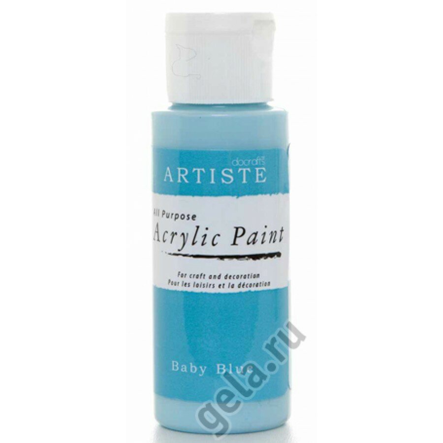 Краска акриловая ARTISTE бледно-голубой 59 мл DOCRAFTS DOA763235