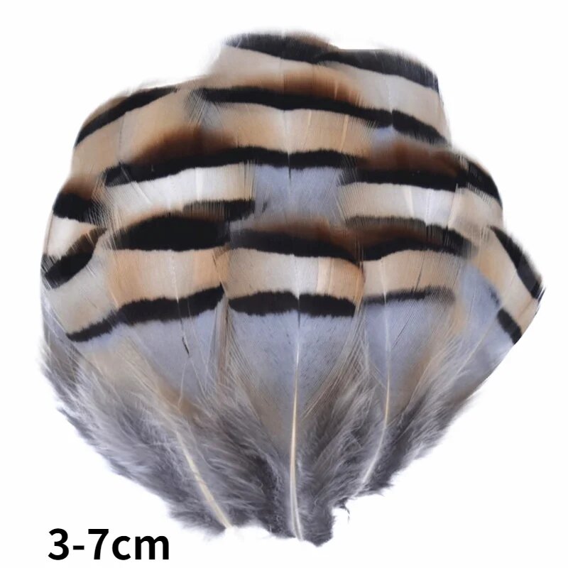 Натуральные перья фазана, павлина, орла, куриные перья, страусиные перья, набор из 20 20Pcs, 3-7cm