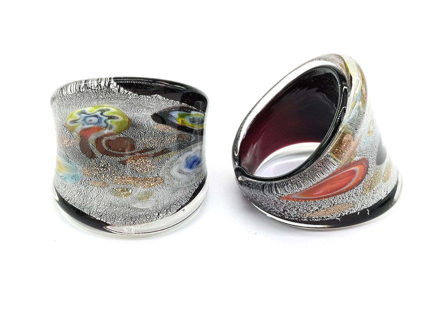 Кольцо, муранское стекло