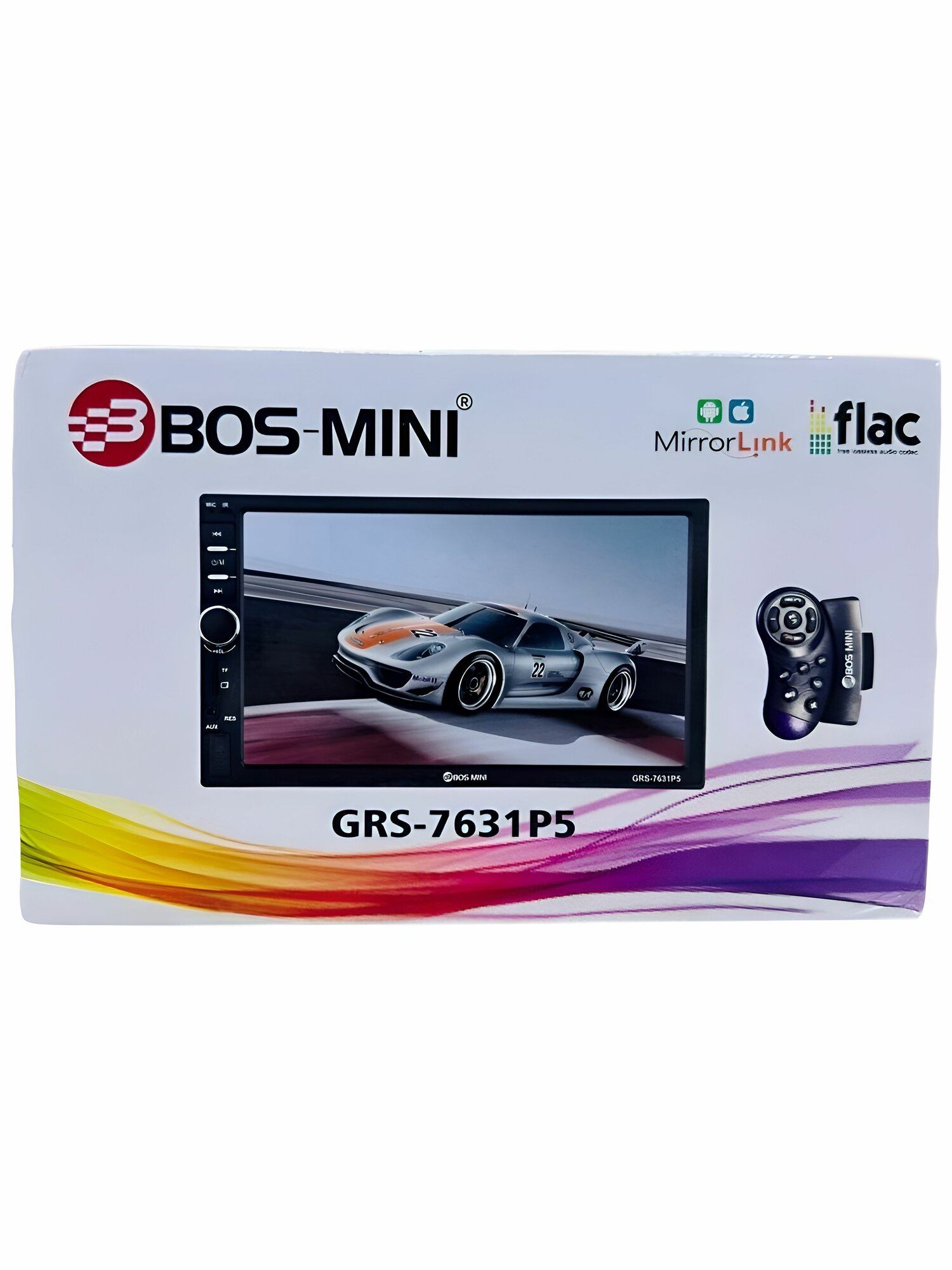 Универсальная Автомагнитола Android BOS-MINI GRS-7631P5 2din , HD, bluetooth, USB, AUX