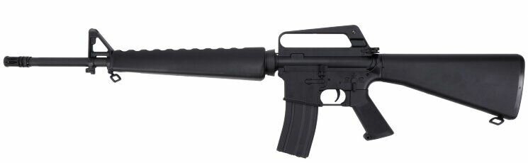 Автомат пневм. CYMA M16A1 Vietnam Version, ЗУ, АКБ - CM009A1