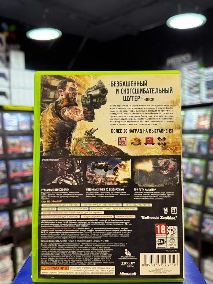 Игра Rage (Xbox 360) (Box) — фото 1
