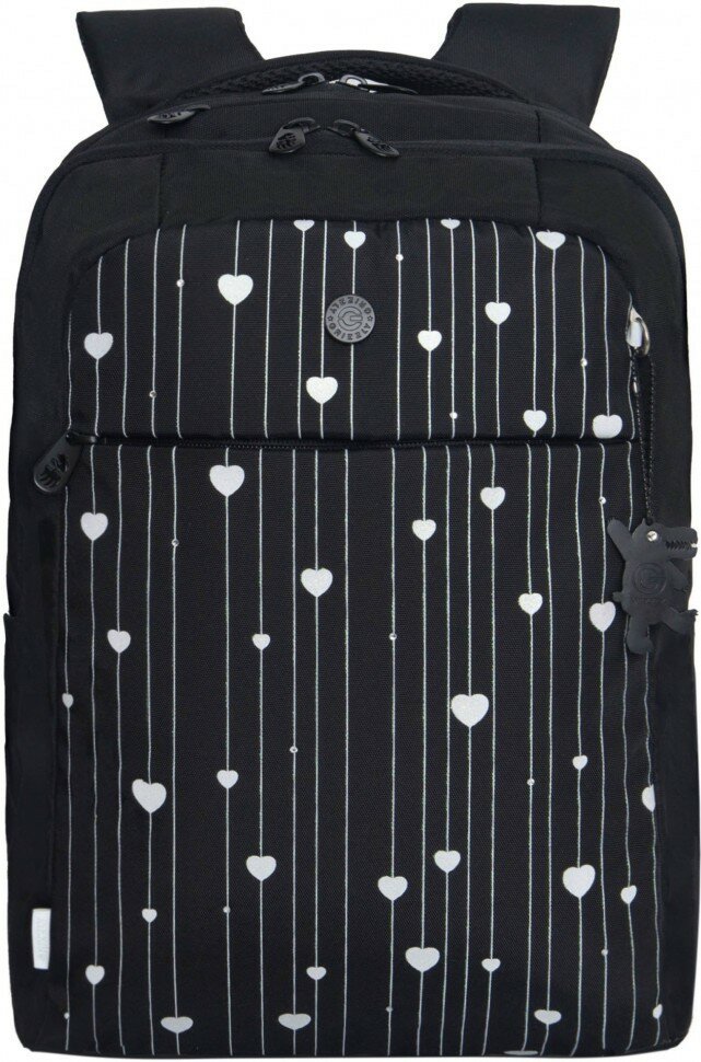 Рюкзак GRIZZLY RD-544-1/3 черный - белый