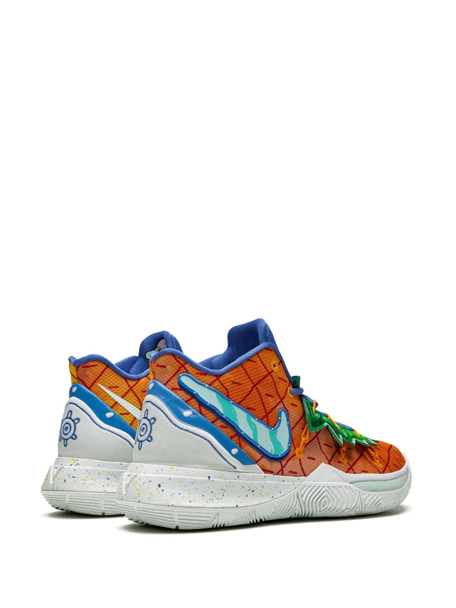 Кроссовки NIKE Kyrie 5 'Spongebob Squarepants', размер 12.5 US, orange — фото 1