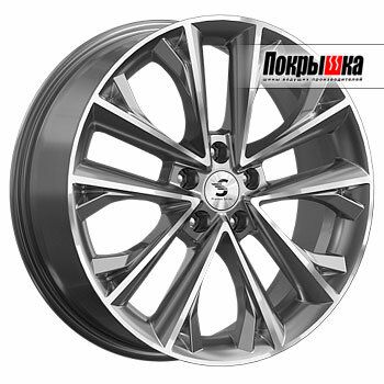 Диски литые Premium Series KP012 7.0х18/5х114.3 D67.1 ET38.0, Diamond Gloss Graphite