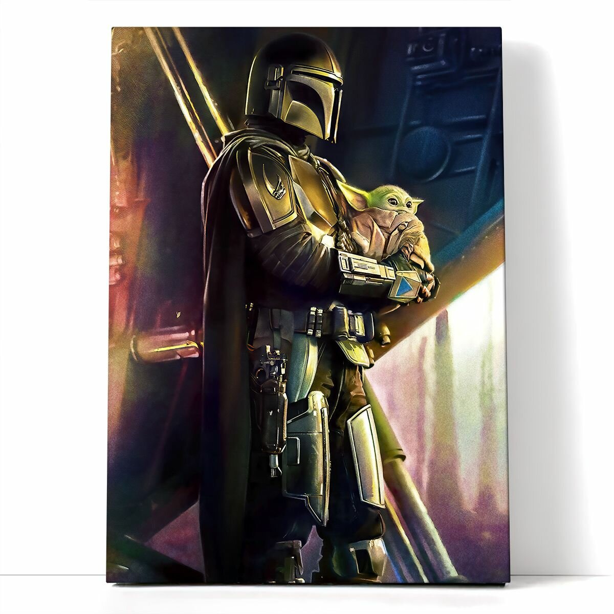 Интерьерная на хлопковом холсте/Мандалорец, Звездные войны