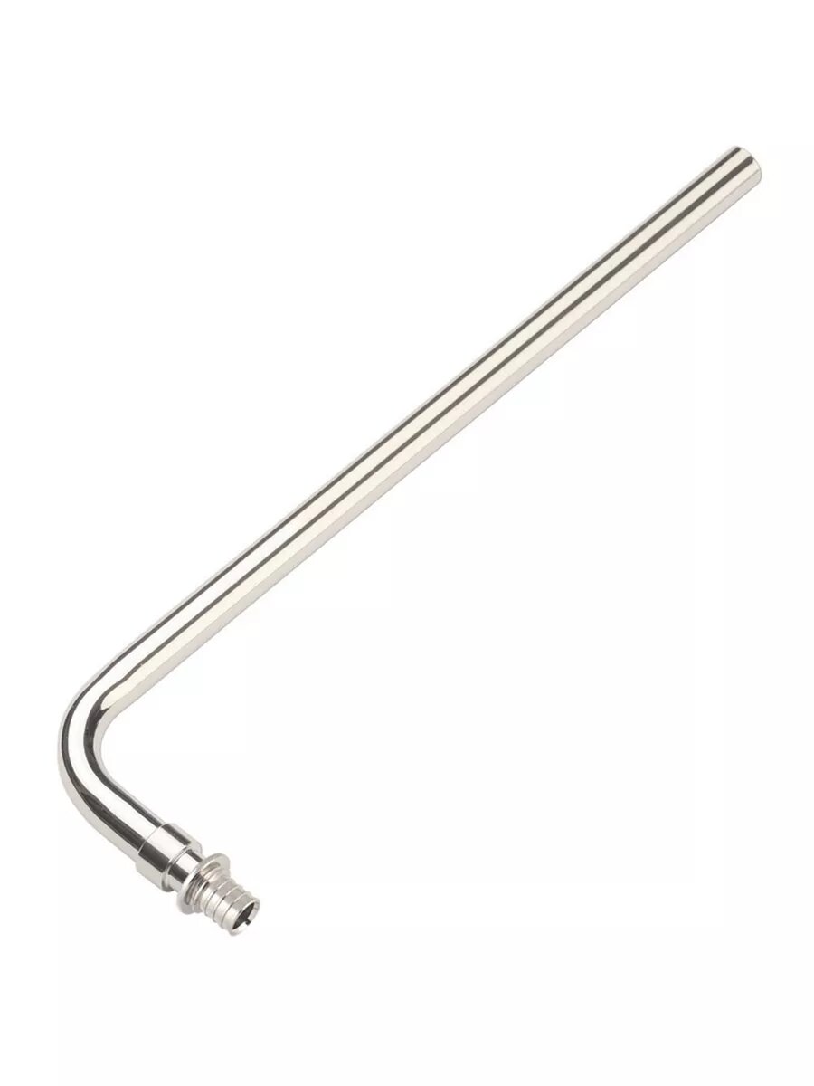 Трубка подключения радиатора ViEiR Г-образная, латунь, 16 мм/250 мм 1/2"