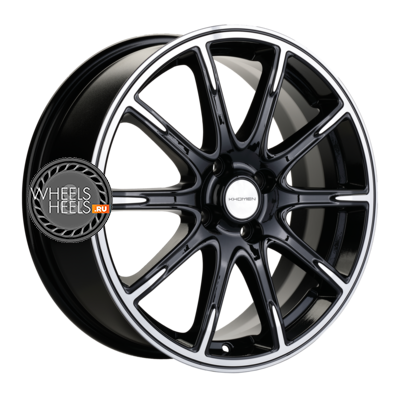 Диск автомобильный литой Khomen Wheels KHW1707 (Lada Vesta) 17x6.5 4x100 et50 dia60.1 Black-FP