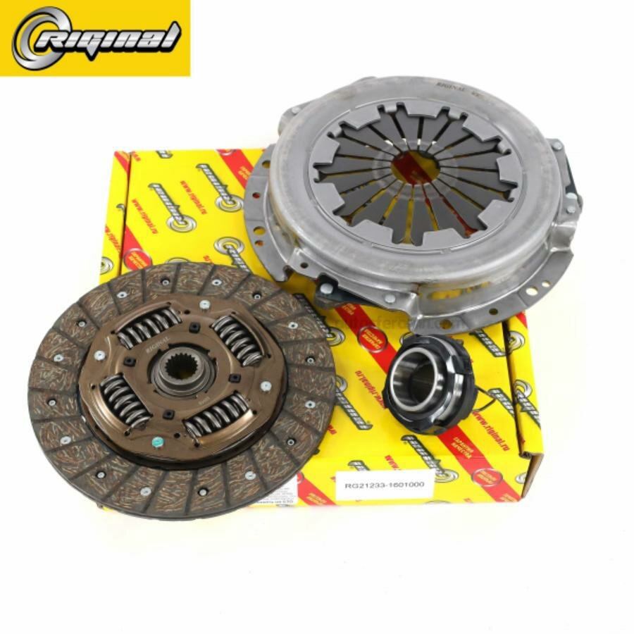 RIGINAL RG212331601000 Пакет сцепления (корзина, диск, подш.) для а/м ВАЗ-2123 Chevrolet Niva (d- 215мм),21214 дв.1.7 RIGINAL