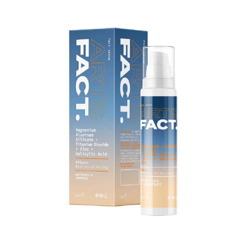Art&Fact Себорегулирующая эмульсия для лица увлажняющая и матирующая Magnesium Aluminum Silic 30 мл 1 шт
