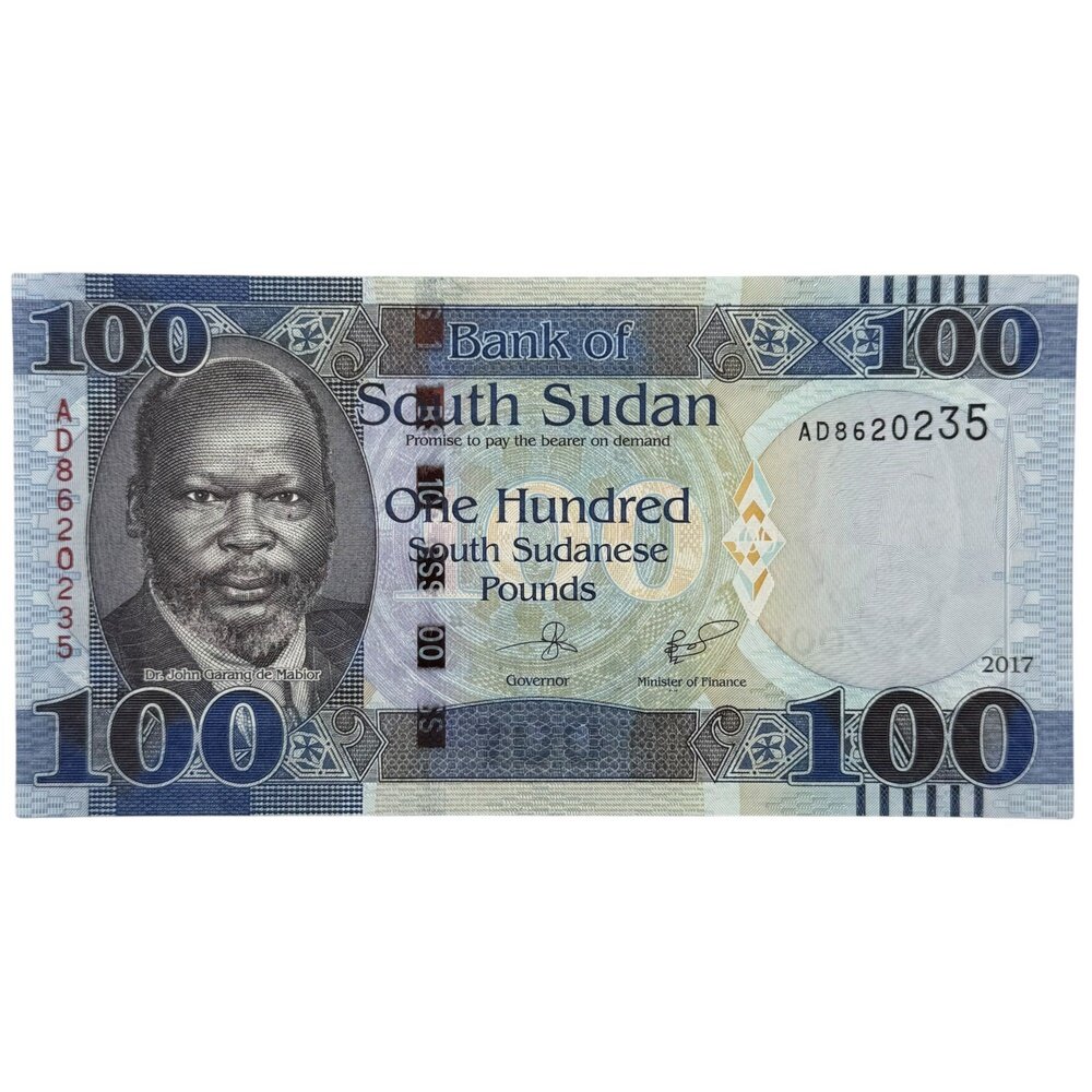 Южный Судан 100 фунтов 2017 г. (Серия AD)