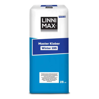Состав Клеевой Фасадный Linnimax 195 Master Kleber Winter Коричнево-Красный 25кг / Линнимакс 195 Мастер Клебер Винтер.