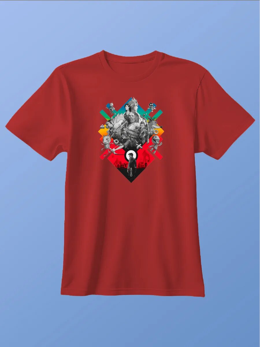Футболка Zerosell god of war playstation