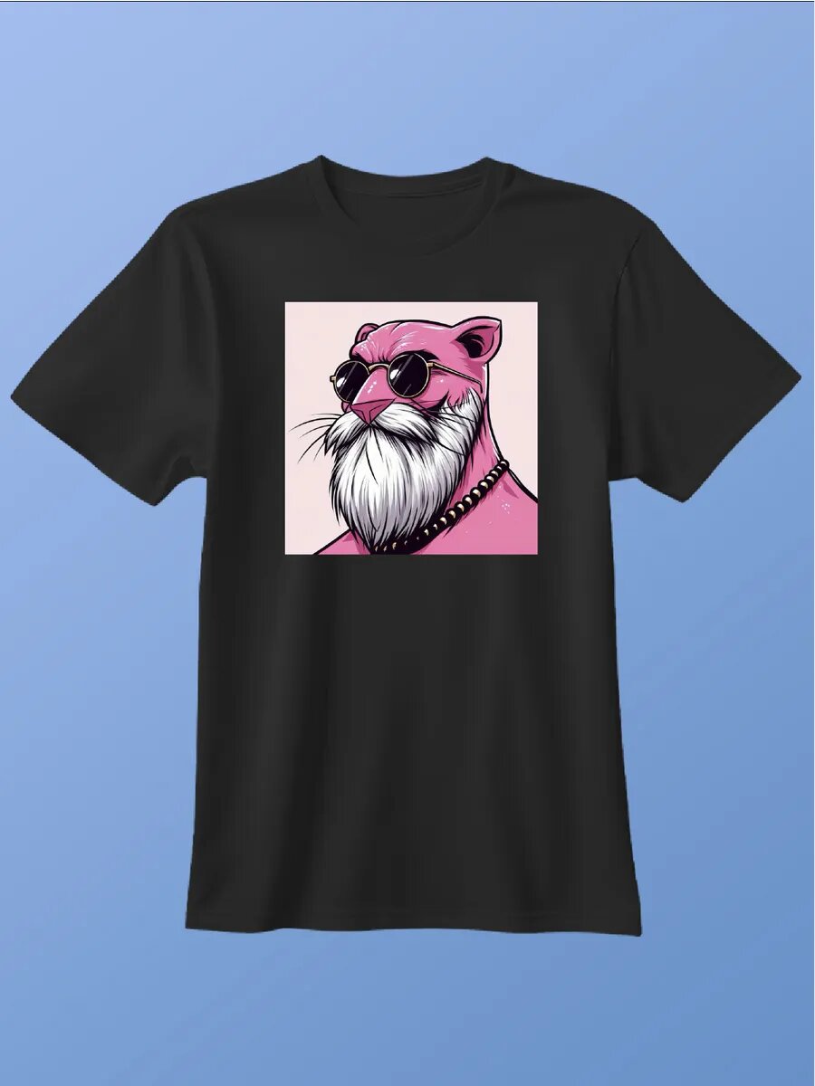 Футболка розовая пантера