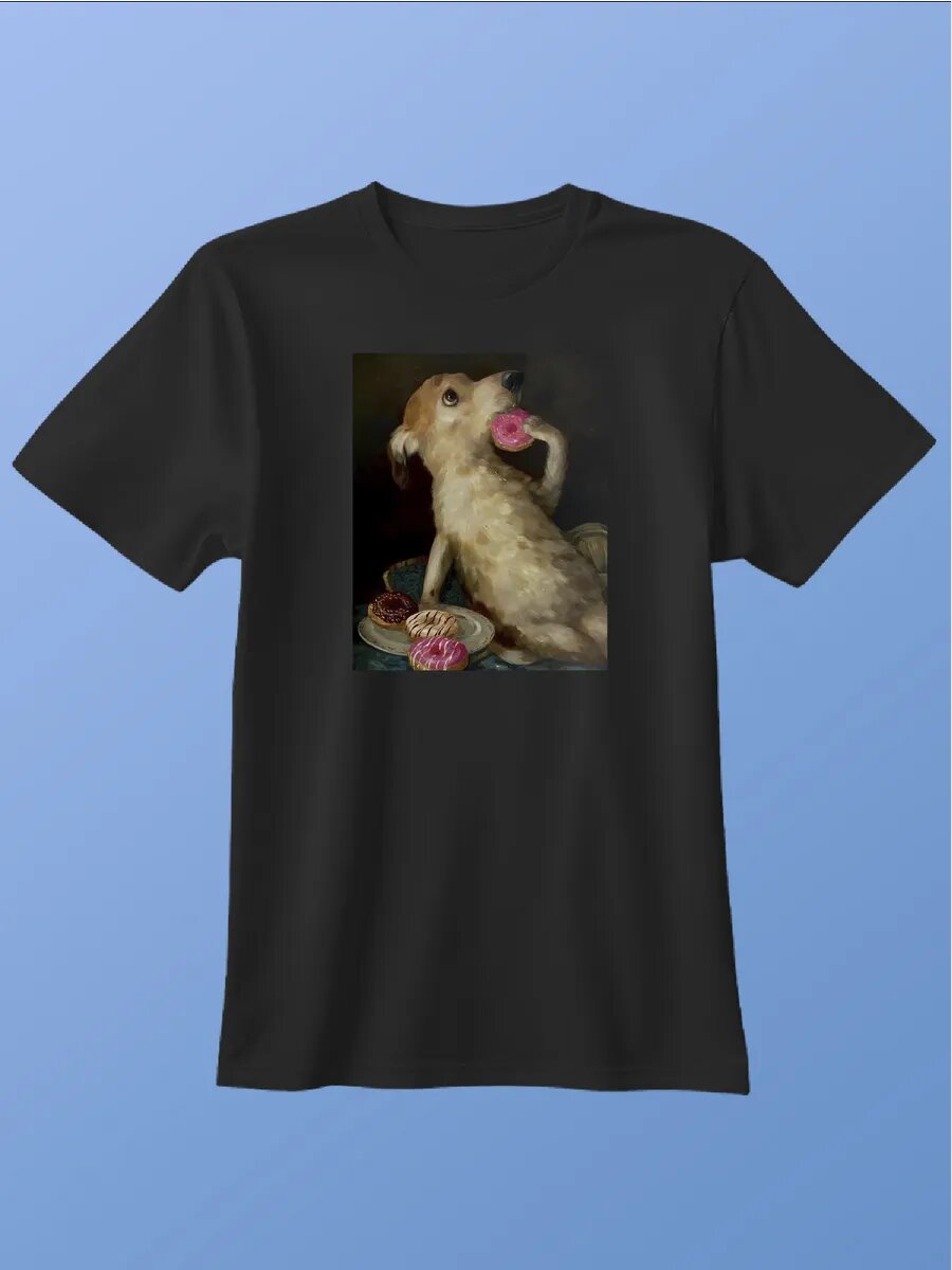 Футболка с картиной художника