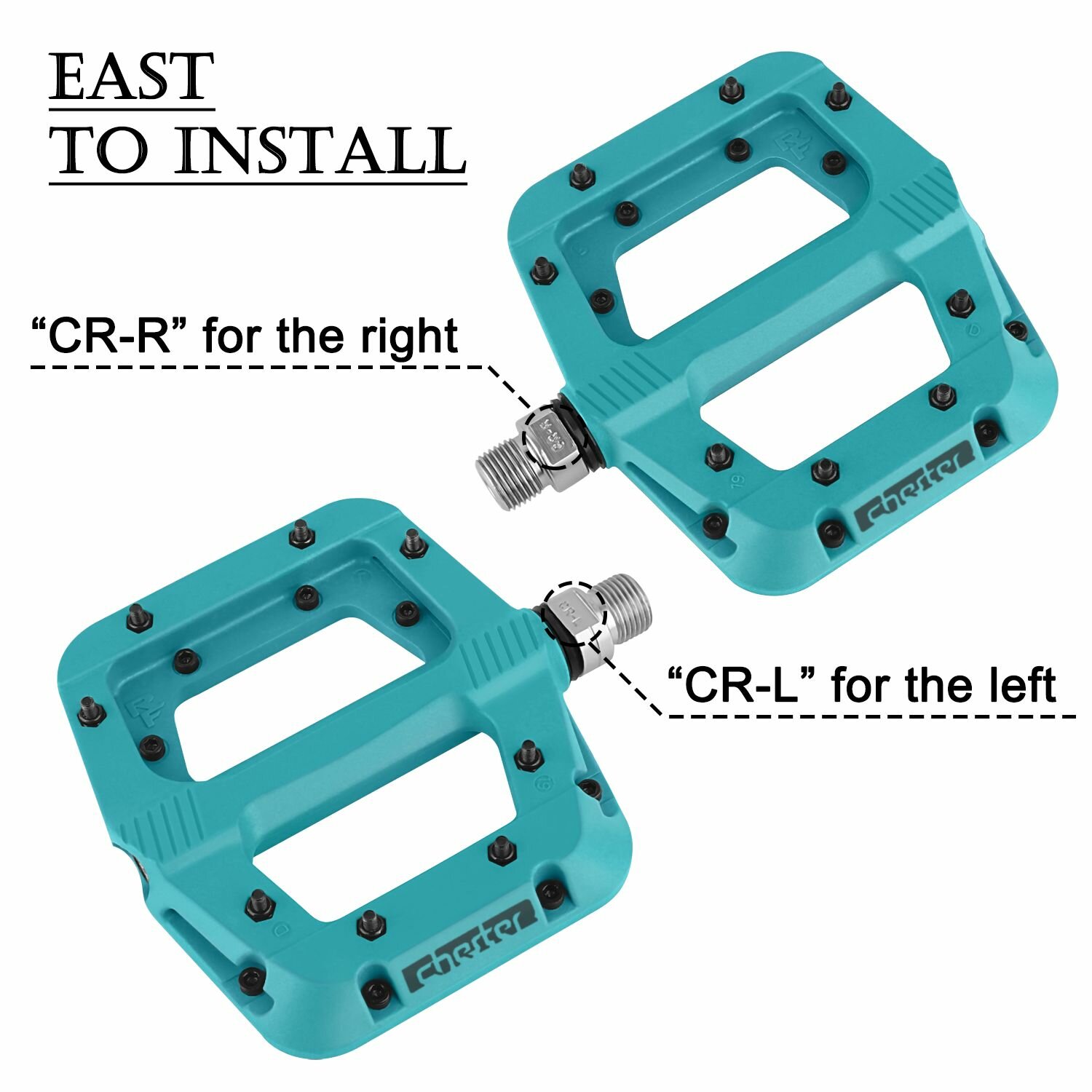 Race Face Pedals Chester Педаль, Педали для горного велосипеда голубой