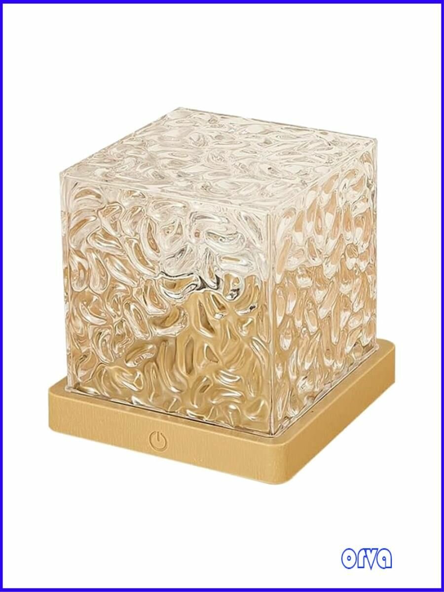 X3Лампа Wave-Cube Проектор Океанских Волн 16 Цветных Ламп С Эффектом Водной Волны Для Спальни-C