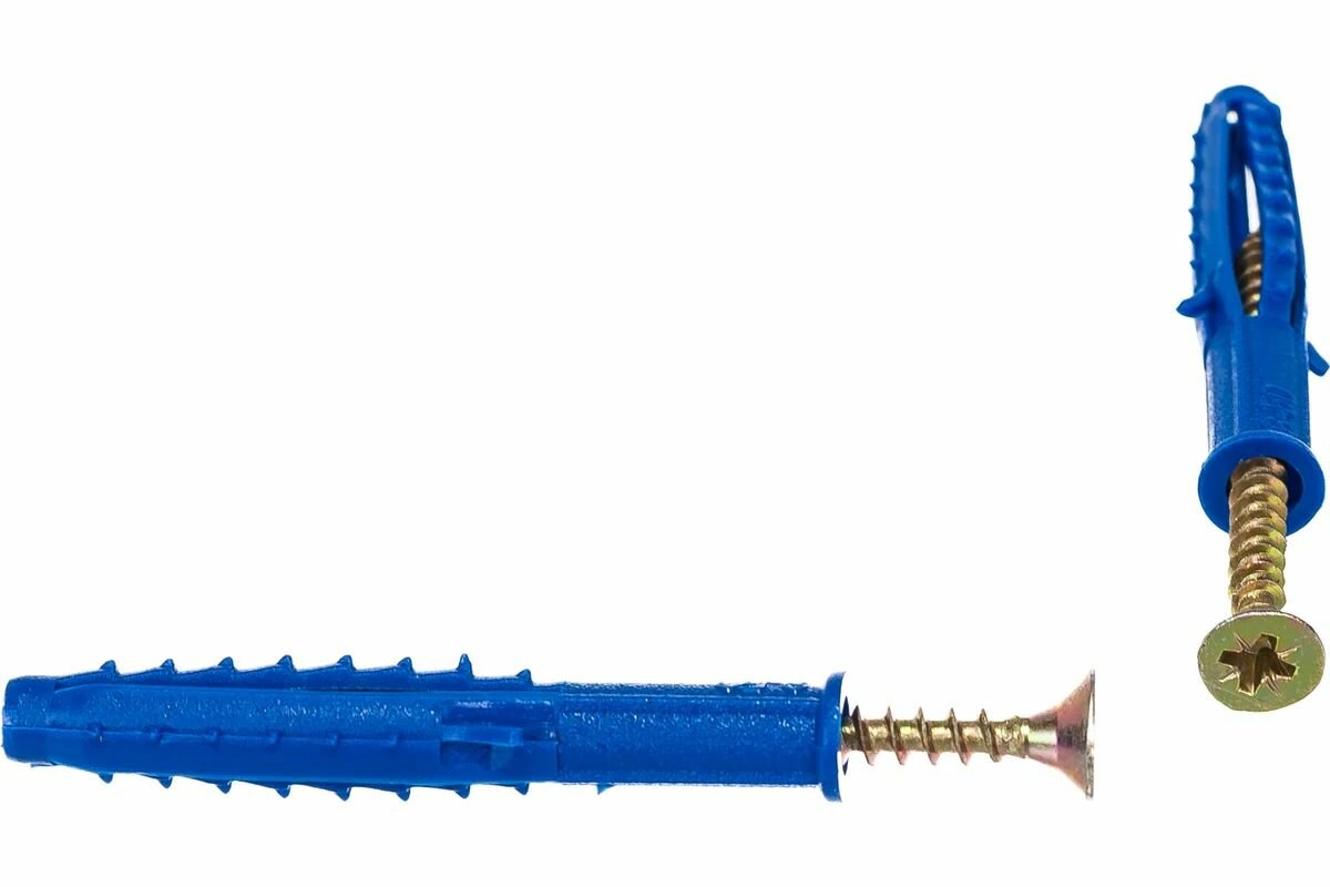 Дюбель с шурупом накрепко 6х50 10шт 102307