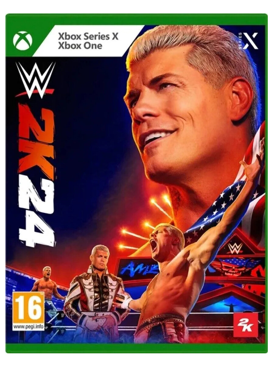 Игра для Xbox X: WWE 2K24 /Xbox X/Xbox One (Английская версия)
