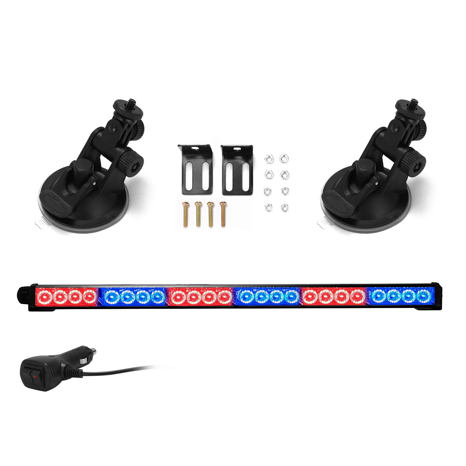 Свето барабан с мигающими светодиодами для аварийных ситуаций 25 дюймов 24LED 14 режимов мигания сигнальные маяки 9-30V для грузовиков прицепов строительной техники