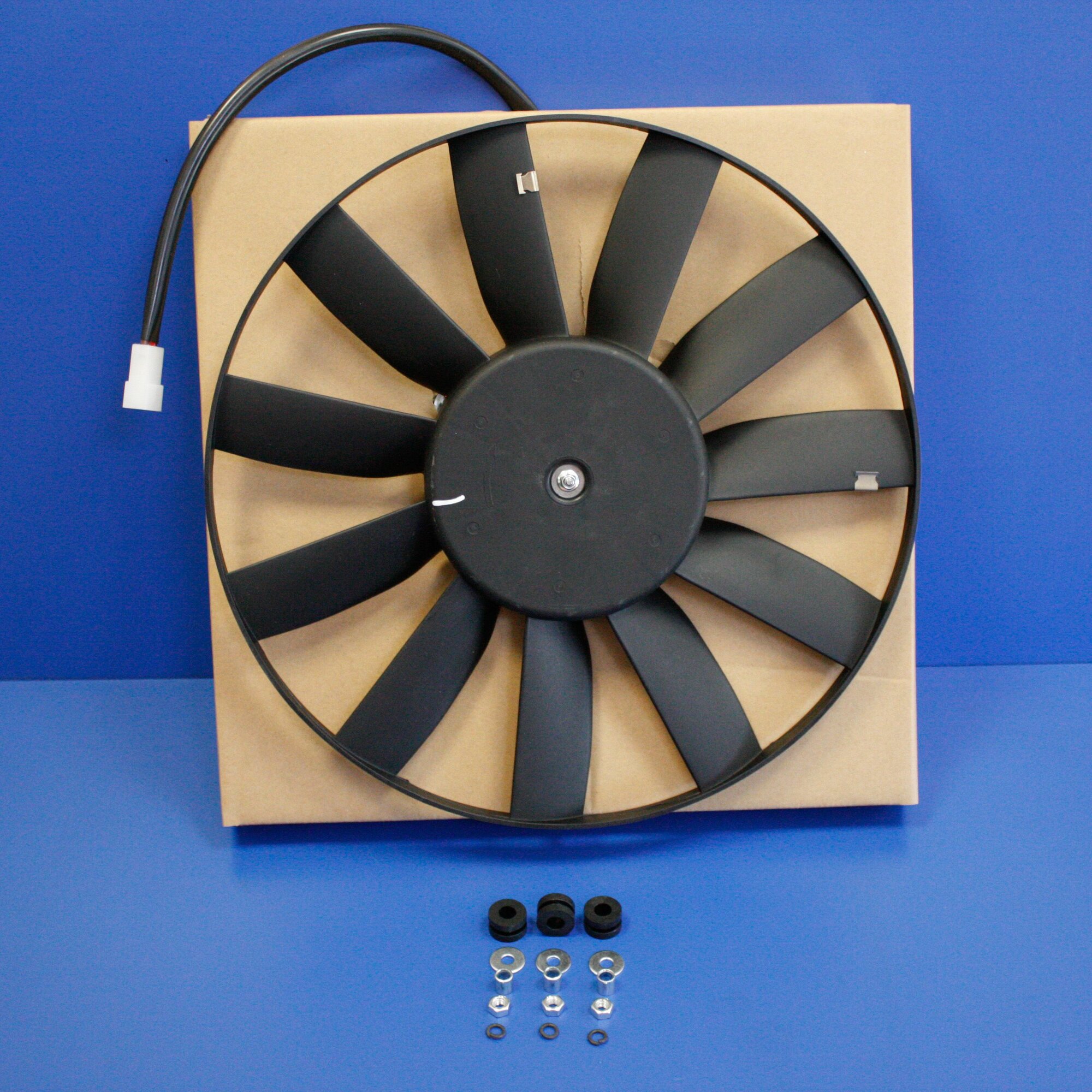 Вентилятор (эл.) охлаждения "LUZAR" для а/м ГАЗ 406дв.