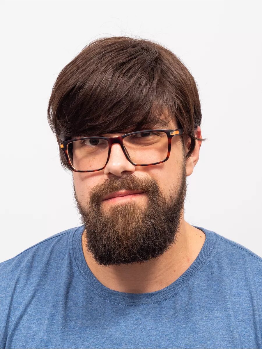 Парик мужской с челкой модельная стрижка