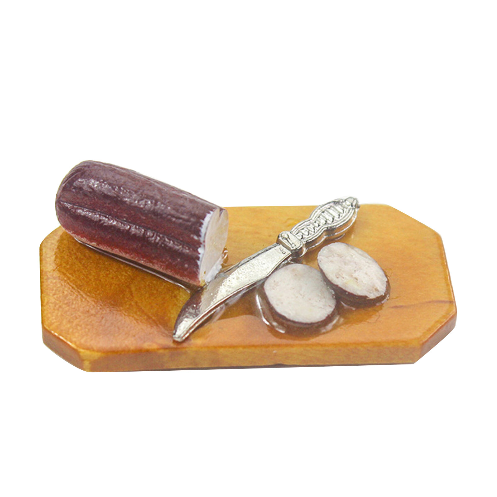 Кукольный домик Еда Сцена Мини Овощ Баклажан Разделочная Доска Модель Безделушка DIY Поделки