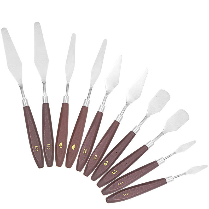 Набор из 10 палитр, инструменты для рисования палитрой, палитра для художественной живописи, набор для смешивания Scr для художественного масла