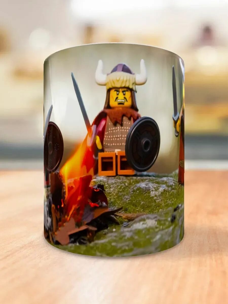 Кружка LEGO-викинги (LEGO Vikings minifigures)