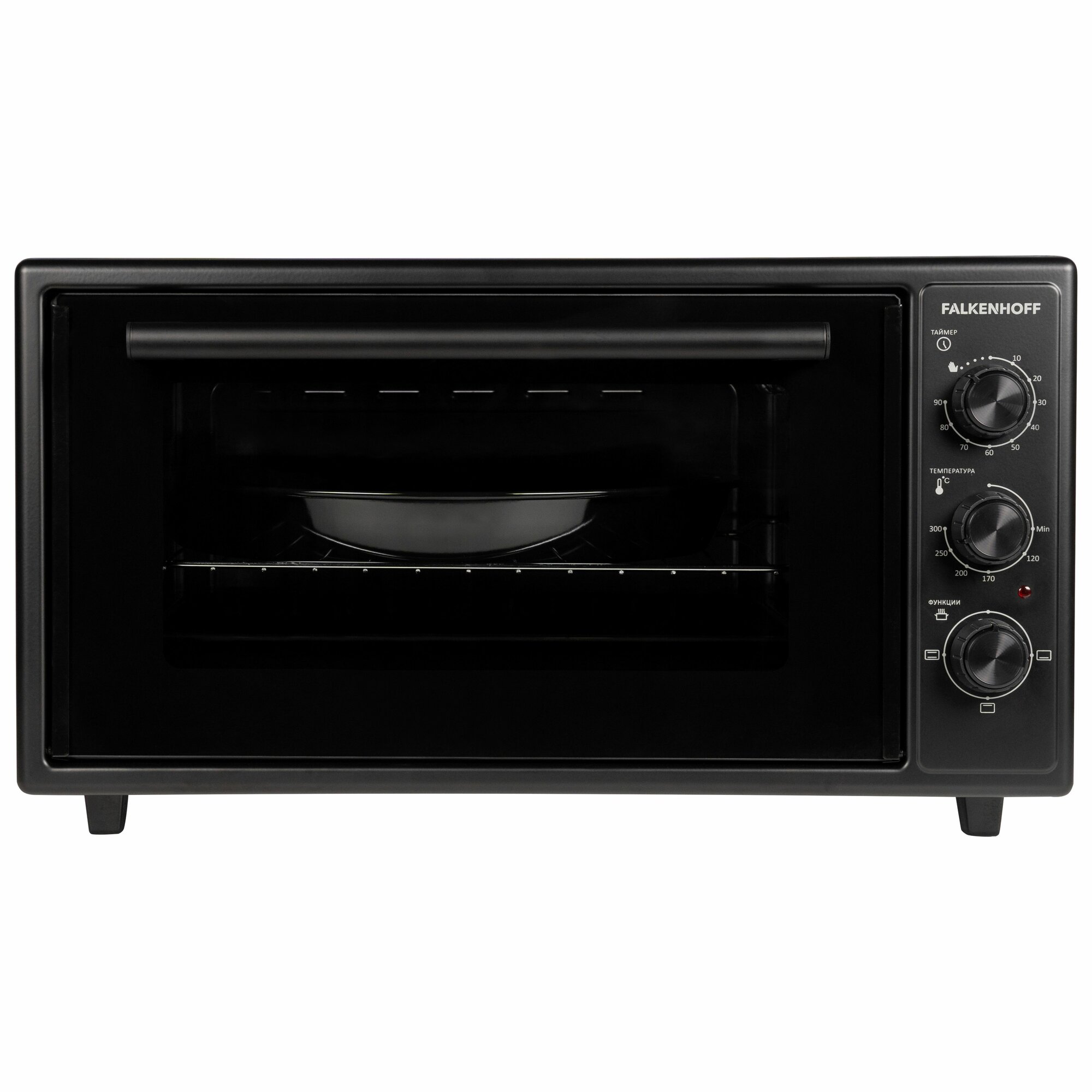 Духовка электрическая , мини печь настольная 50 л, 1600 Вт, FALKENHOFF