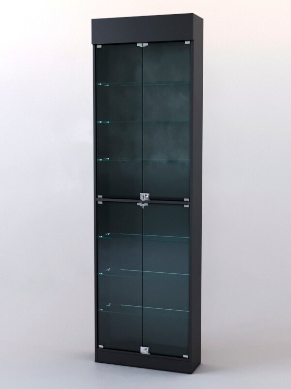 Витрина "шалость" №2-1-600 (задняя стенка ДВП), Черный. Производитель товара - компания Westcom.