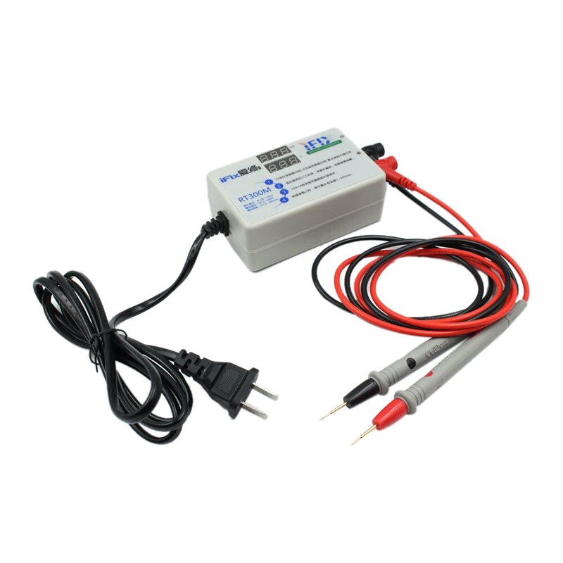 Тестер светодиодной подсветки RT300M L, диагностический инструмент для проверки напряжения и данных тока с интеллектуальным светодиодным дисплеем, вилка ЕС