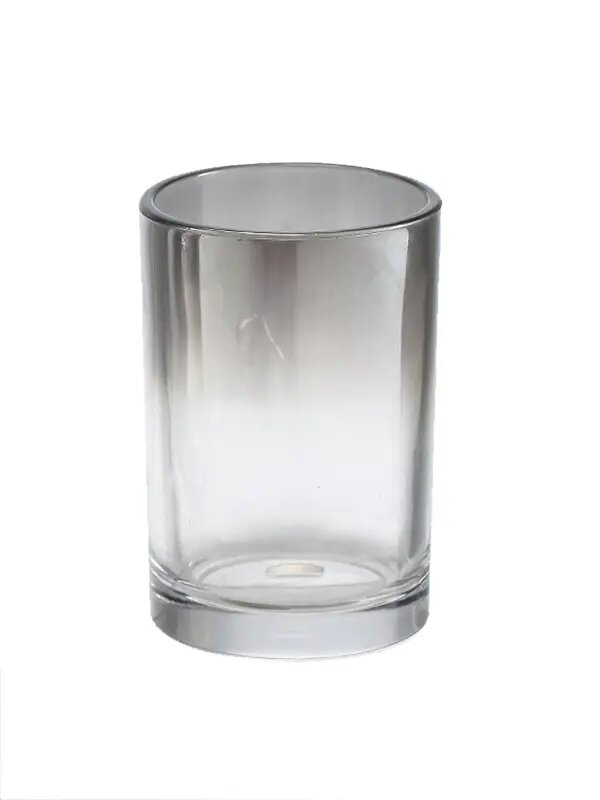 Стакан для зубных щёток Zenfort Шик стекло цвет серебристый