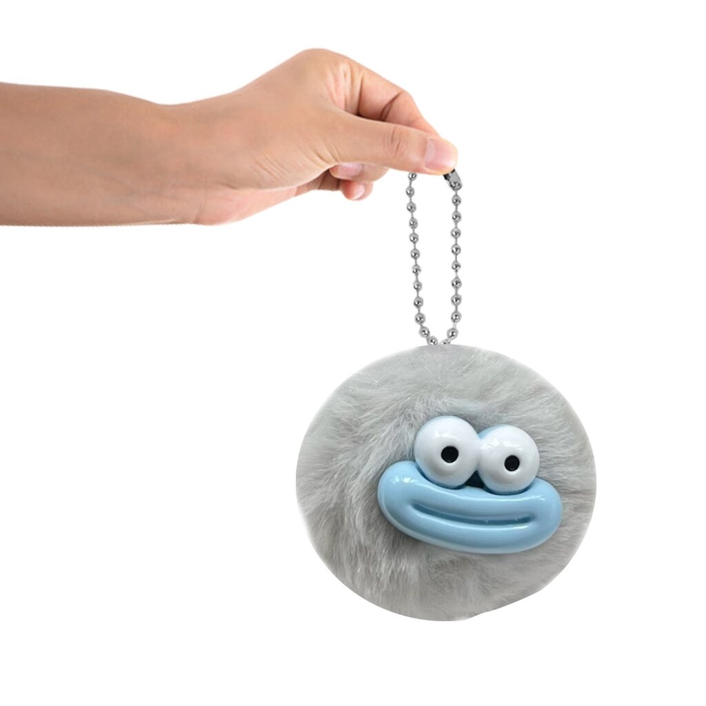 Брелок с Помпонами в Форме Сосиски Яркая Игрушка Подарок на День Рождения для Девочек