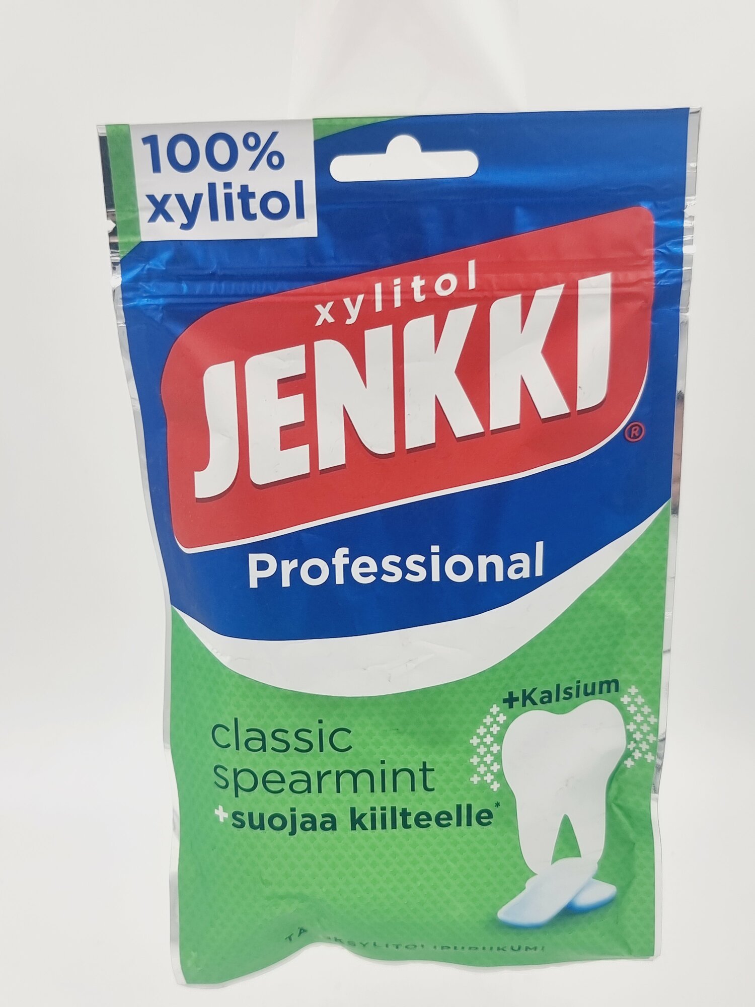 Жевательная резинка Jenkki Professional Classic Spearmint с полным ксилитом 90 г (из Финляндии)срок