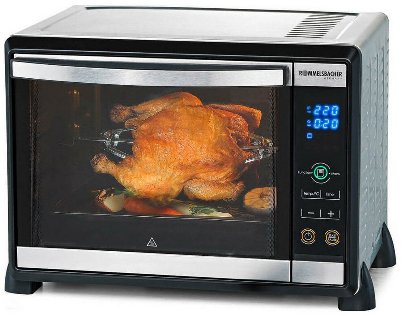 Электропечь Rommelsbacher BGE 1580/E, мощность 1580 Вт, объем 30 л, таймер