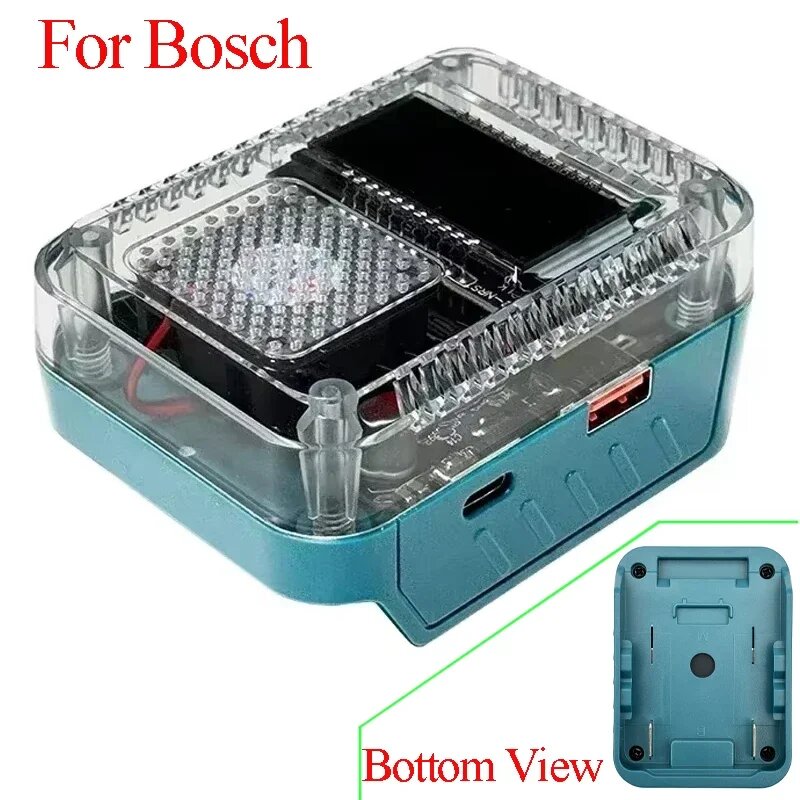 BAT618 Зарядное устройство для литиевой батареи, адаптер питания USB типа C для мобильного телефона, конвертер для литий-ионного аккумулятора Bosch 18 В 1018K AL1820CV