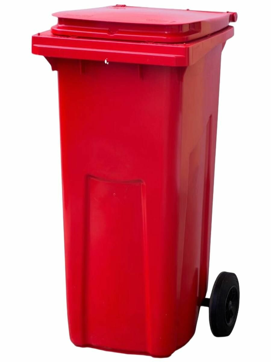 Мусорный контейнер Тара. ру 120л, красный 07700