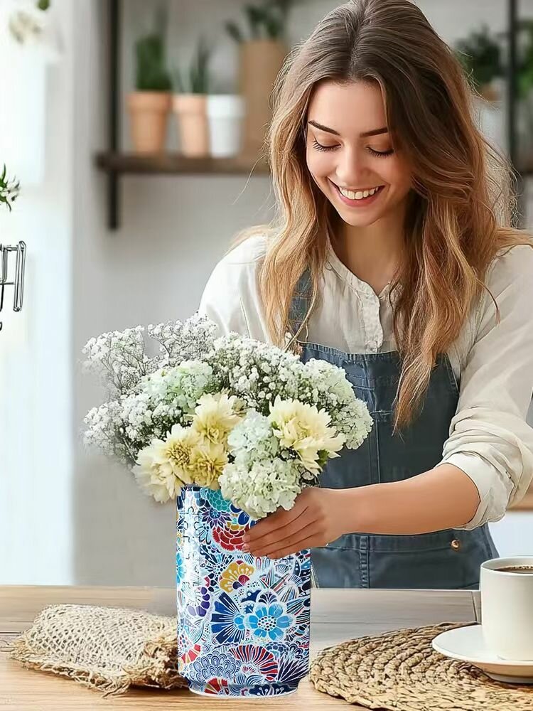 3D пазл "Ваза для цветов" Сборная декоративная (DIY, творчества) Праздничные подарки, Набор рукоделия