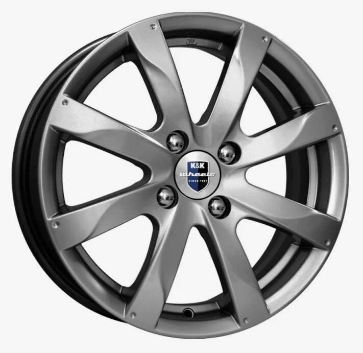 Колёсный диск 6.0j*15 4/100 ET45 D67.1 Джемини (КС617) Дарк платинум КиК