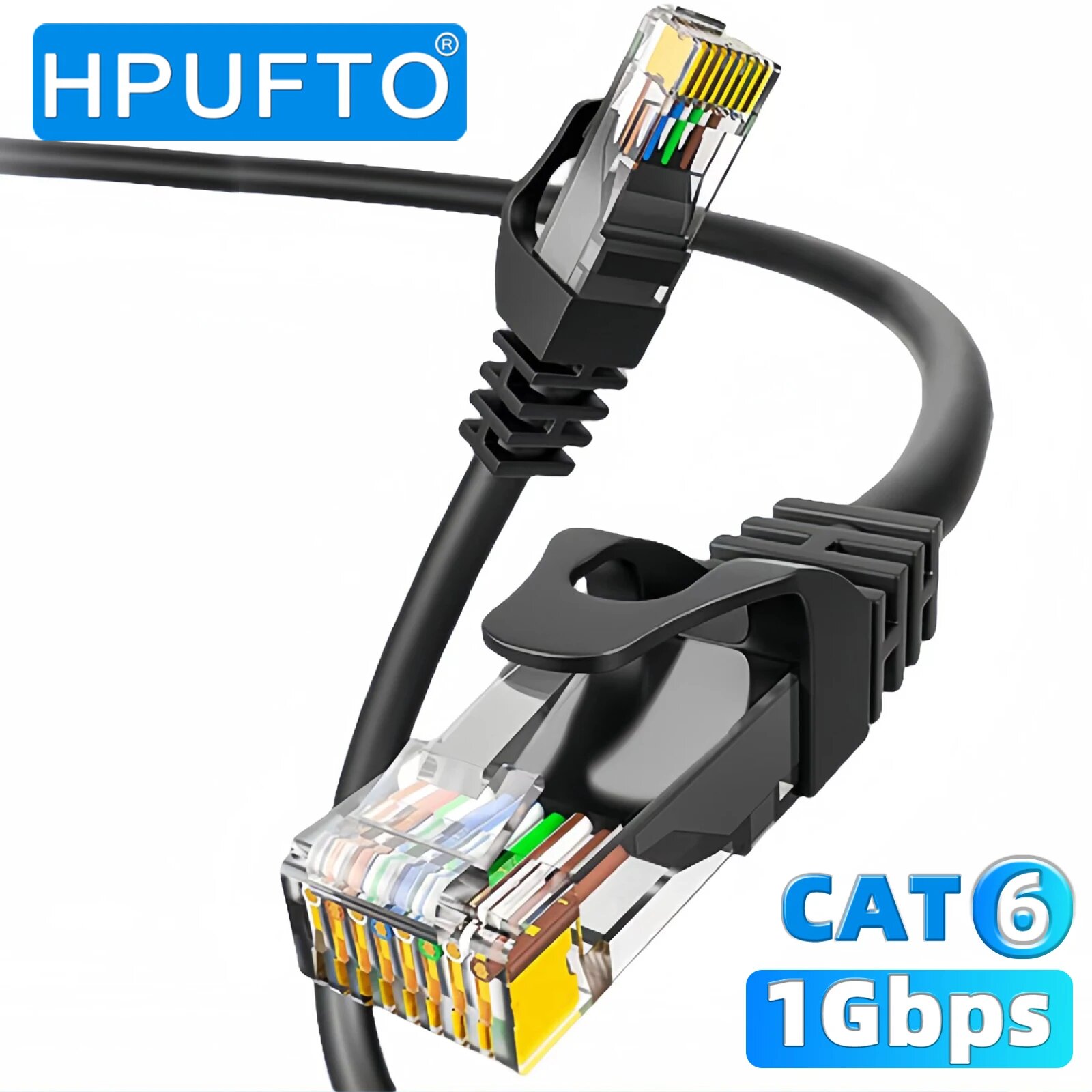 Ethernet-кабель Cat6 HPUFTO 50M 15m