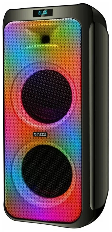 Акустическая колонка GINZZU GM-215, 160 Вт, Bluetooth, чёрный
