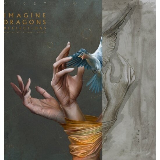Виниловая пластинка Interscope Records Imagine Dragons - Reflections (from the Vault of Smoke + Mirrors) (Ocean Blue Marbled Vinyl)