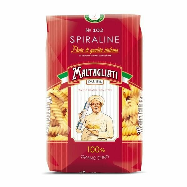 Макаронные изделия Maltagliati №102 спираль лигурийская 450г 4шт