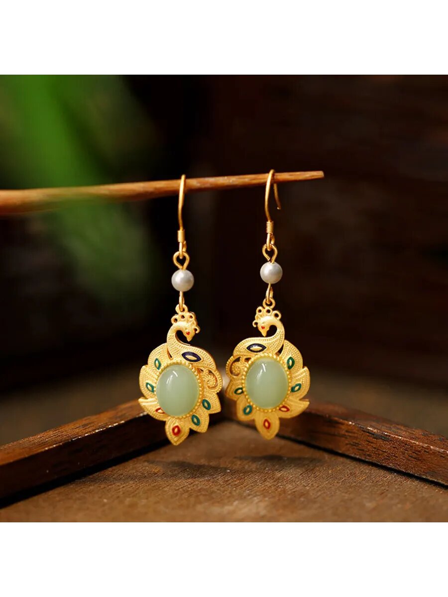 Серьги, жемчуг имитация